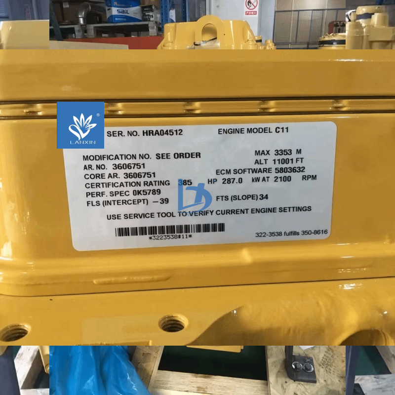 Caterpillar complete engine with high quality excavator CAT C11 3606751 ...
