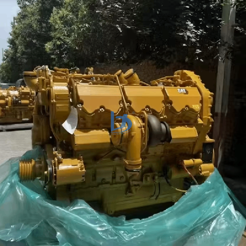 Original excavator diesel motor Cat C27 3611878 Complete engine ...